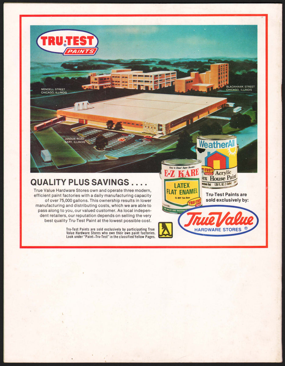 Vintage booklet TRU-TEST PAINTS Lets Live Color Volume IV True Value H ...