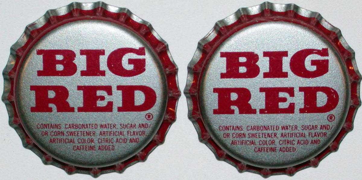 Soda pop bottle caps Lot of 12 BIG RED plastic lined unused new old st ...