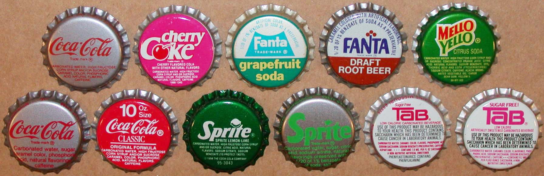 Old Soda Caps