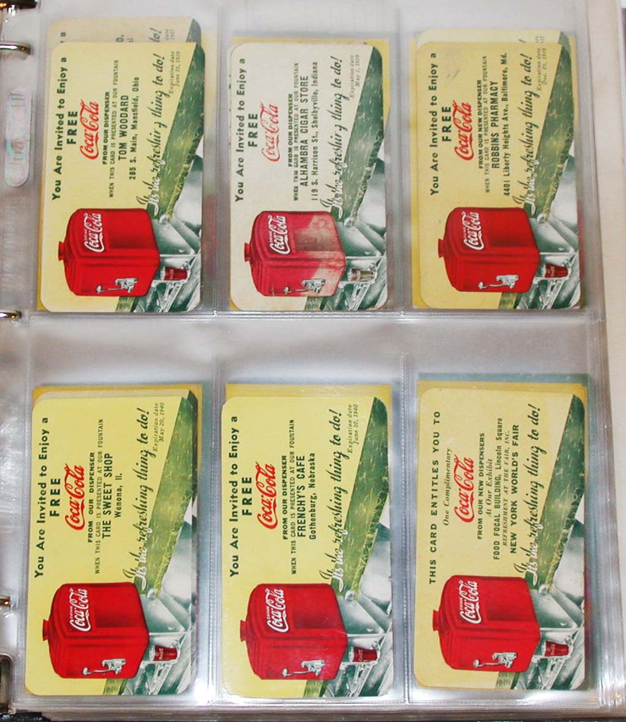 Vintage huge COCA COLA COUPON COLLECTION 1900s through 1970s with 373 ...