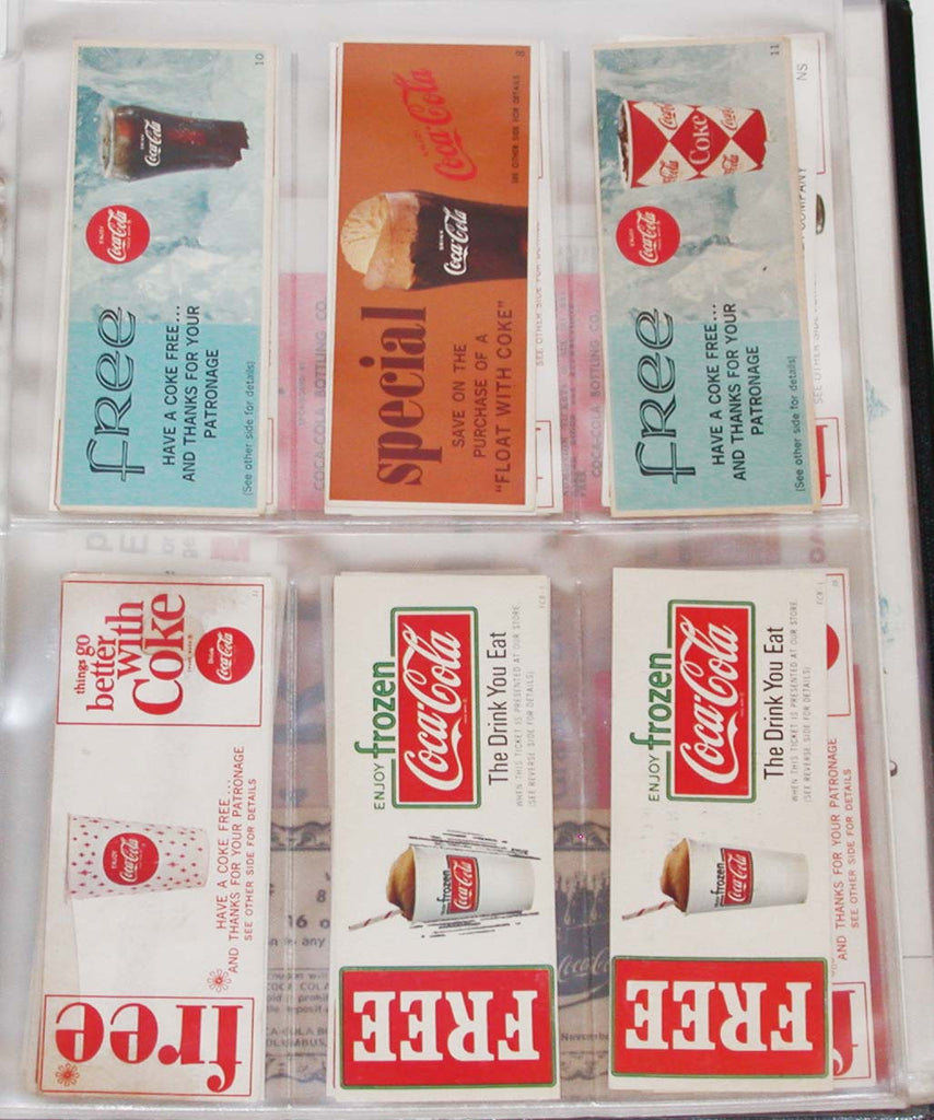 Vintage huge COCA COLA COUPON COLLECTION 1900s through 1970s with 373 ...
