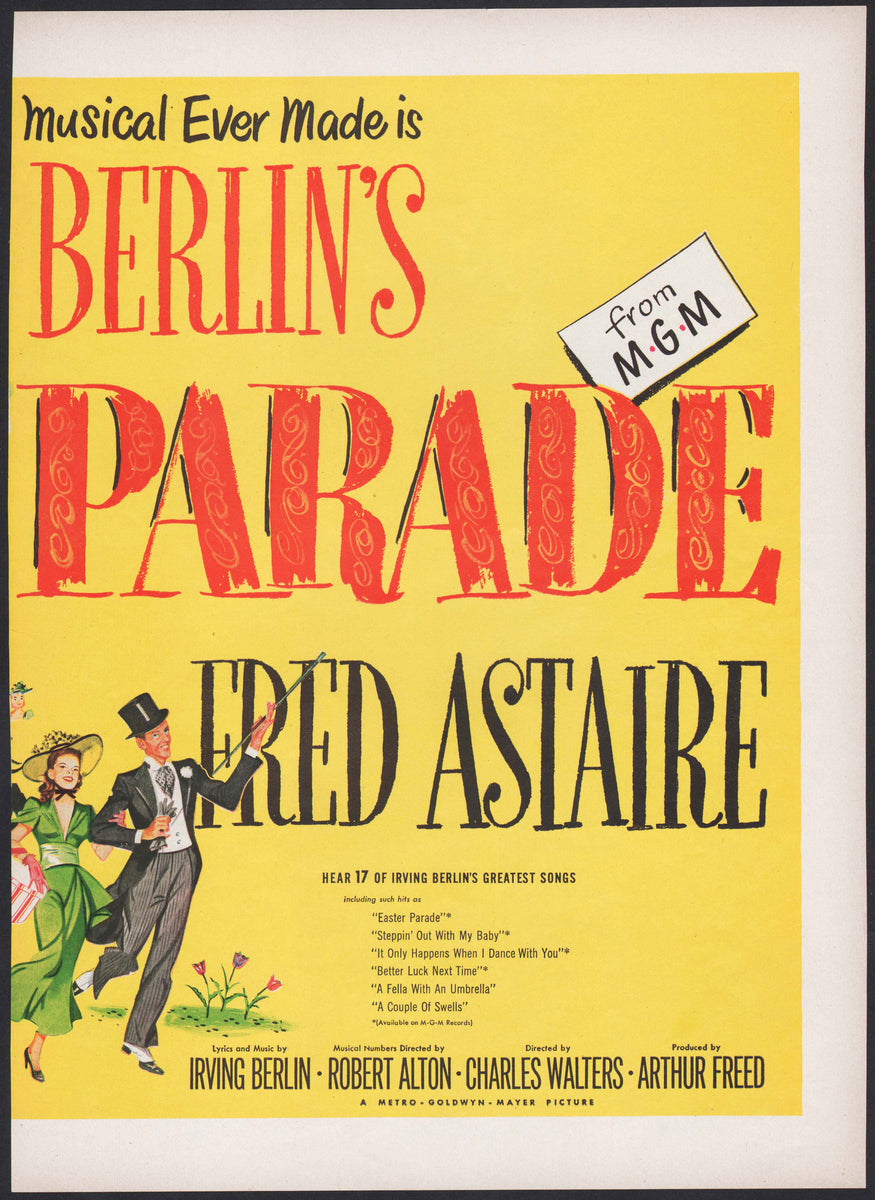 Vintage magazine ad EASTER PARADE movie 1948 Judy Garland Fred Astaire ...
