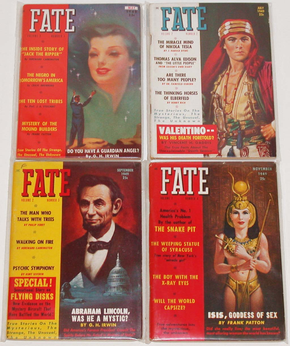 Vintage FATE MAGAZINE COLLECTION 1948 March 1st issue to 2006 with 644 ...