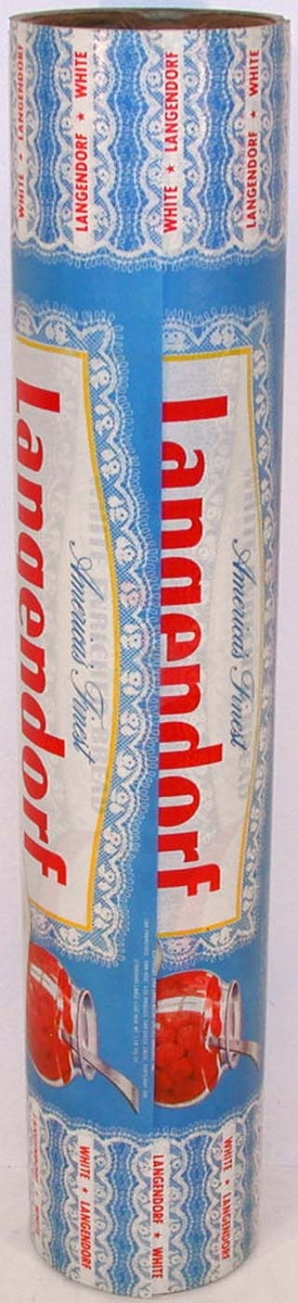 Vintage bread wrapper roll LANGENDORF 1954 San Francisco San Jose CA P ...
