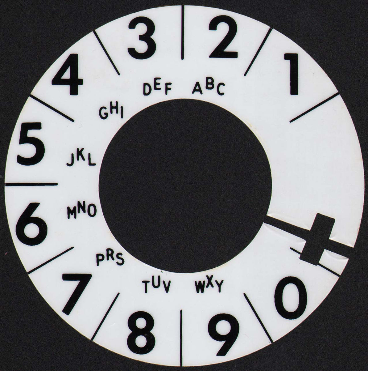 Vintage phone dial REPLACEMENT DIAL face celluloid for rotary phones u ...